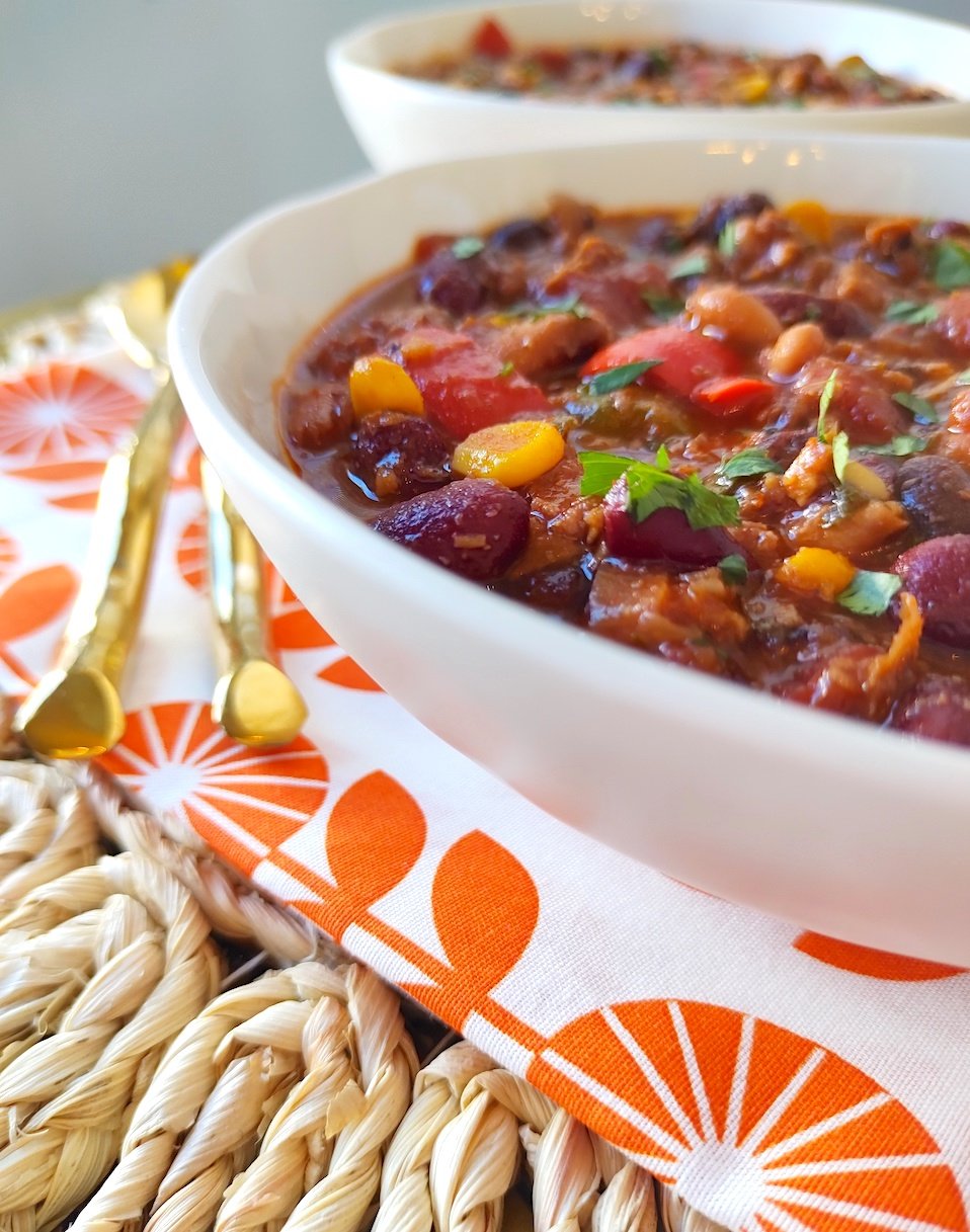 Jimmy Stewart Vegetarian Chili - Vanguard of Hollywood