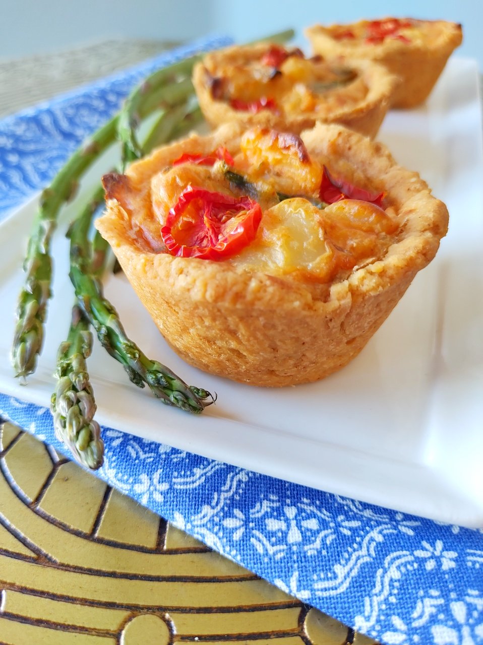 Savory Mini Pies with Potato & Asparagus - Vanguard of Hollywood