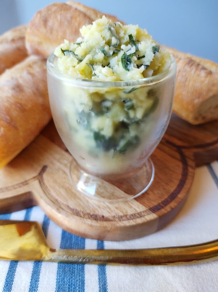 Olive Oil Butter with Basil and Garlic - Vanguard of Hollywood