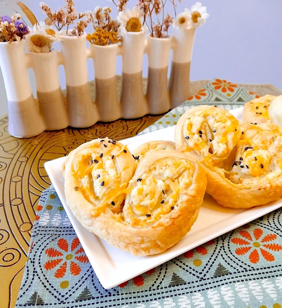 Savory Palmiers with Creamy Jalapeno Filling - Vanguard of Hollywood